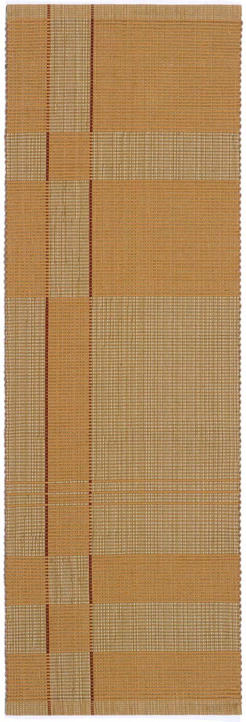 33-49 Blocks hand-woven table runner - Custom Woven Interiors